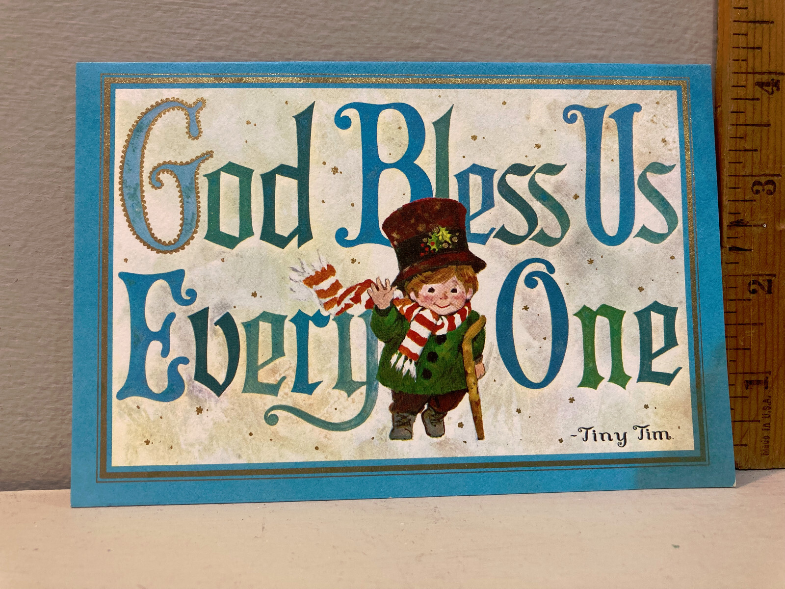 Tiny Tim Christmas Carol Drawing