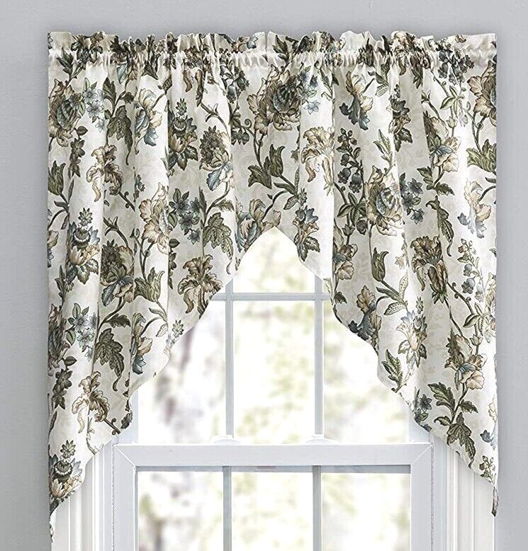 Swag Valance Curtains Heritage Lace Victorian Rose Swag Curtain