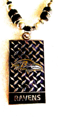 BALTIMORE RAVENS Metal Emblem Team Logo Necklace #01 - NEW | eBay