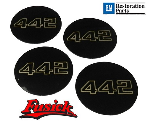 1978-1987 Olds Cutlass 442 Wheel Center Cap Decal Set Super Stock II ...