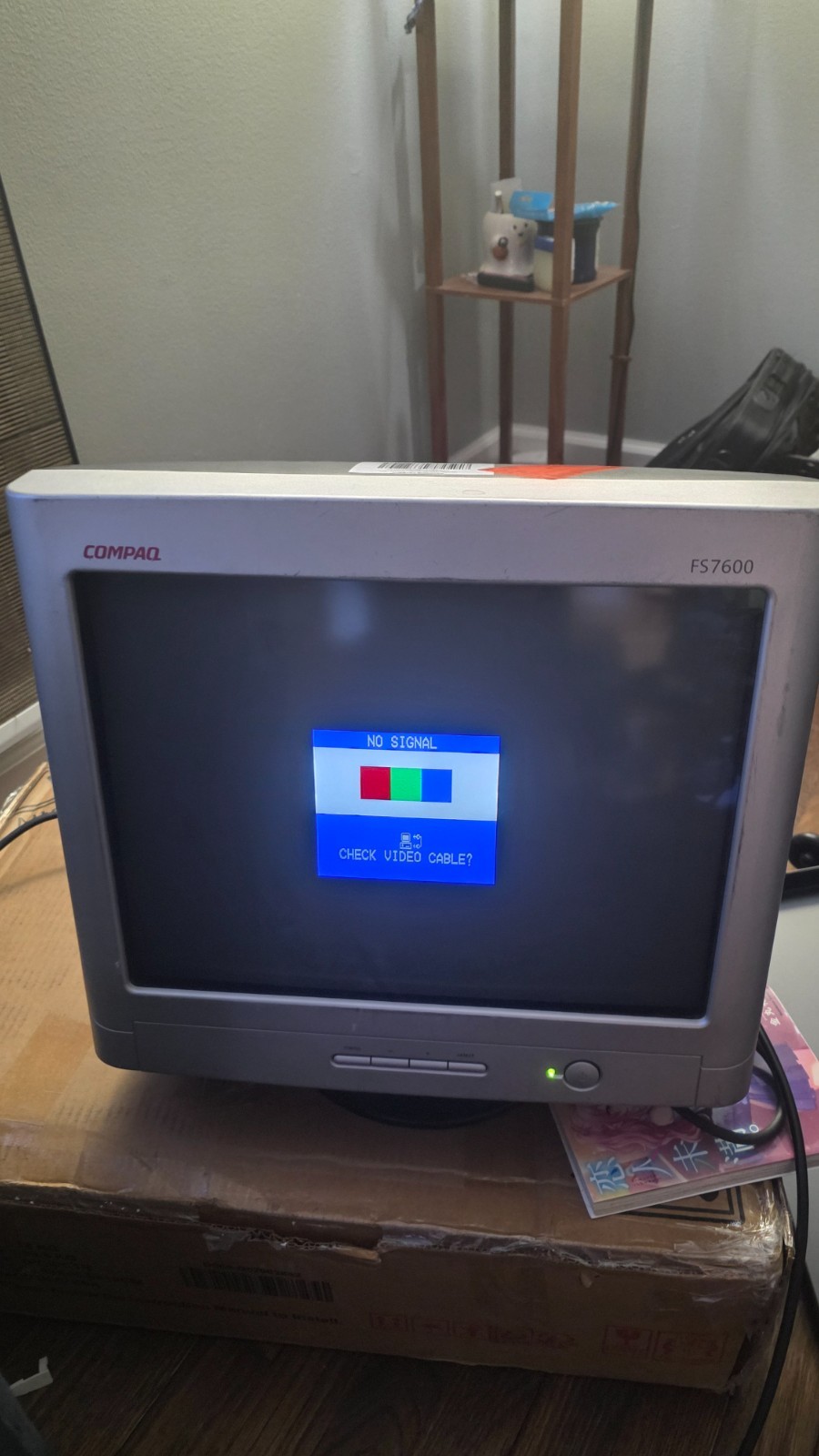 COMPAQ FS7600 17" Flat CRT Monitor CRT Gaming Computer Great Glass ...
