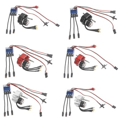 Brushless Motor Metal Gearbox ESC Combo 1/12 Scale RC Car for MN78 MN82 ...