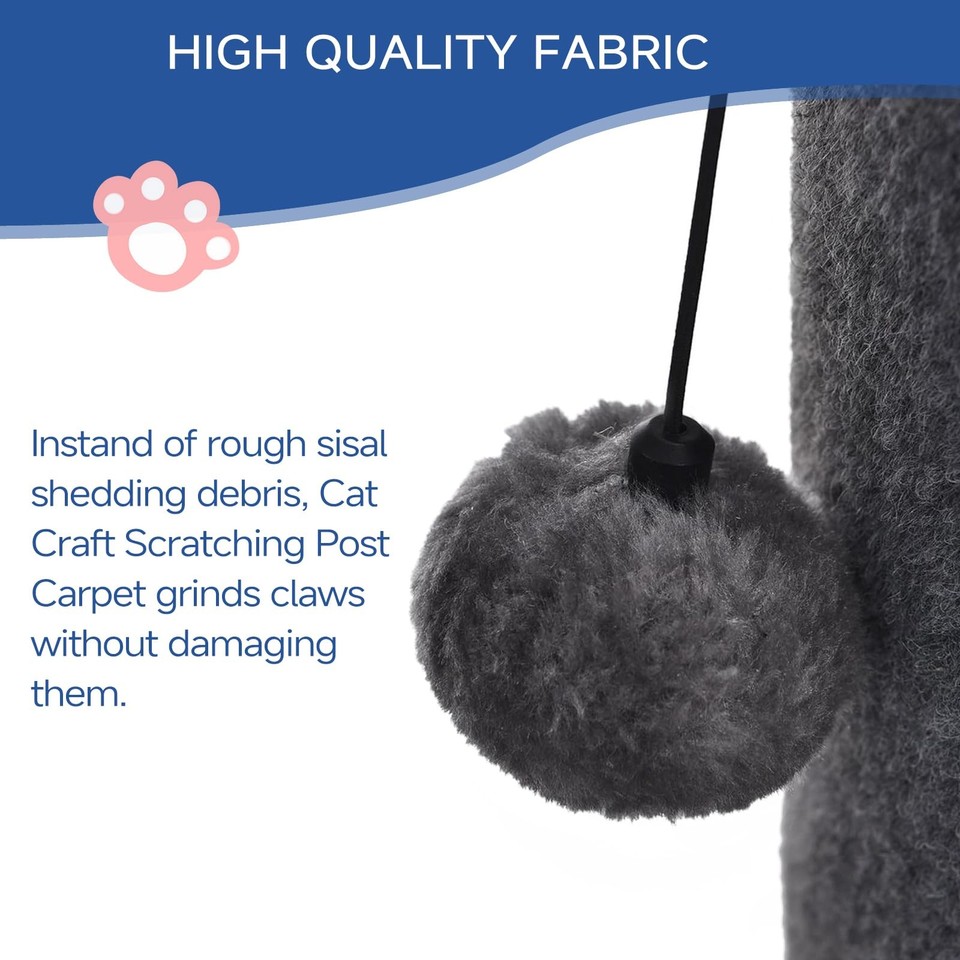 Cat Craft Bobcat Cat Scratching Post for Indoor Cats Tall Cat Scratch ...