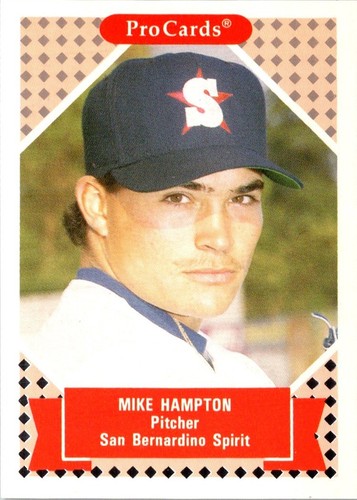 1991 ProCards Mike Hampton #145 San Bernardino Spirit Baseball Card | eBay