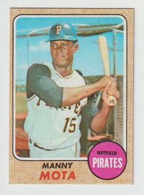 Manny Mota - 1968 Topps Baseball Card #325 - Pittsburgh Pirates | eBay