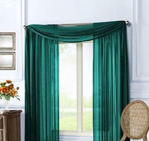 Teal Window Scarf