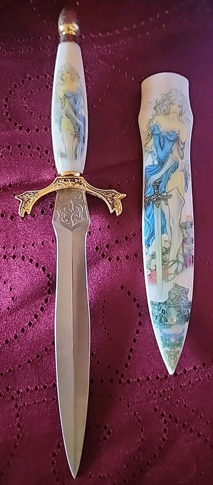 VTG Stainless Steel Goddess Warrior Ethereal Dagger Fantasy Knife ...