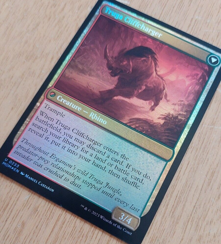Truga Cliffcharger/Invasion of Ergamon (233) Foil Magic the Gathering ...
