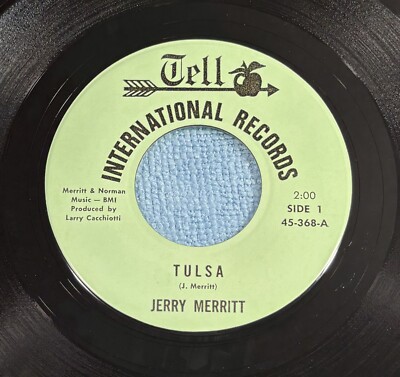 Jerry Merritt TULSA Killer Rockabilly Vinyl 45 NM- 1964 on Tell ...