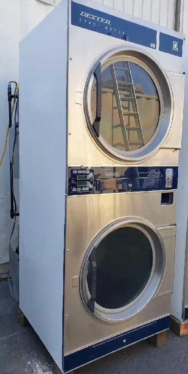 Dexter Coin-Op Stack Dryer 30 lbs Model D2LX30QSS S/N 113908 for sale ...