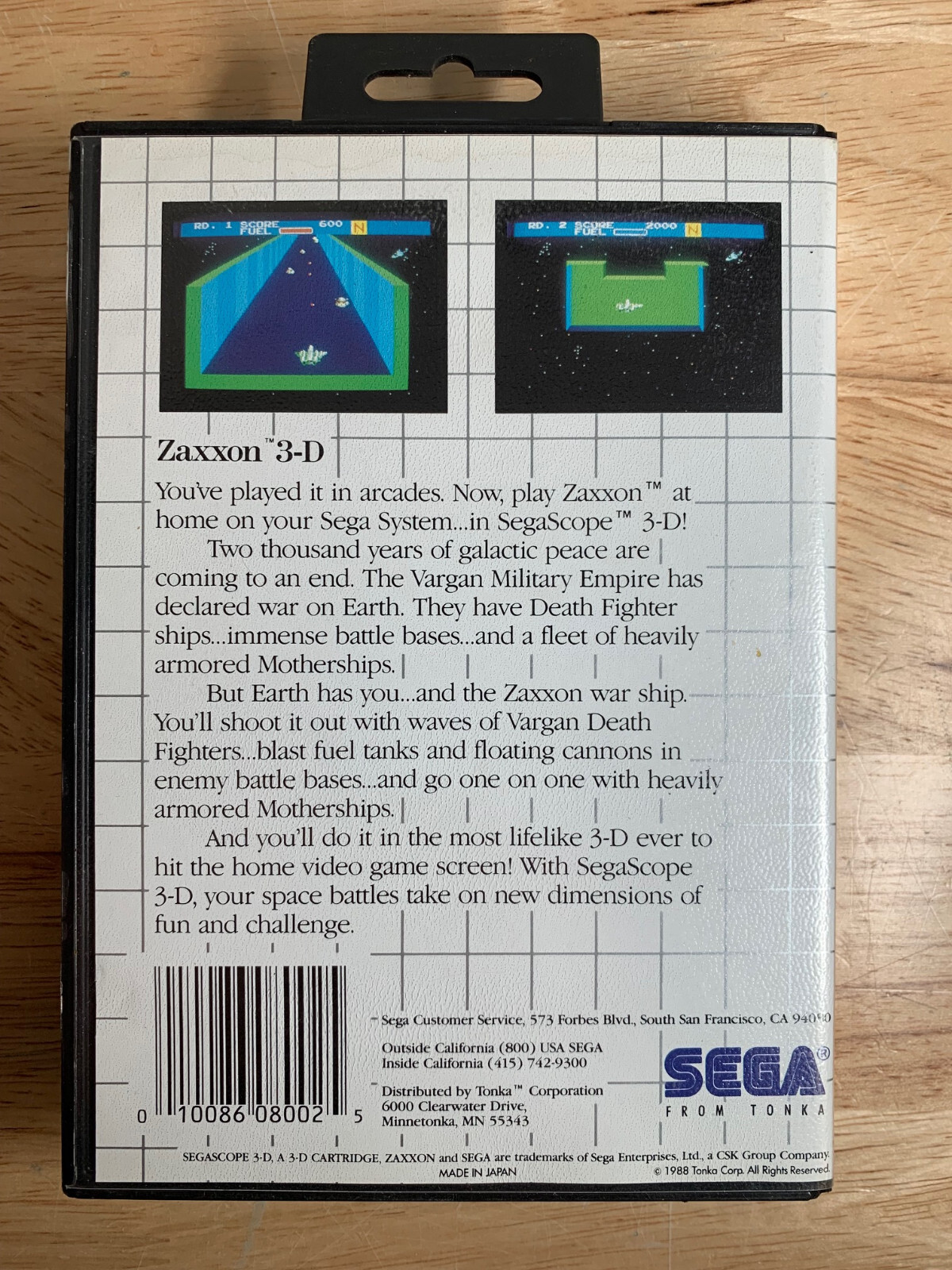 Zaxxon 3-D Sega Master System Sega Scope | eBay