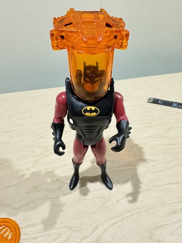 BATMAN DC Comics Action Figure Disk Shooter Tested + Working! Vintage ...