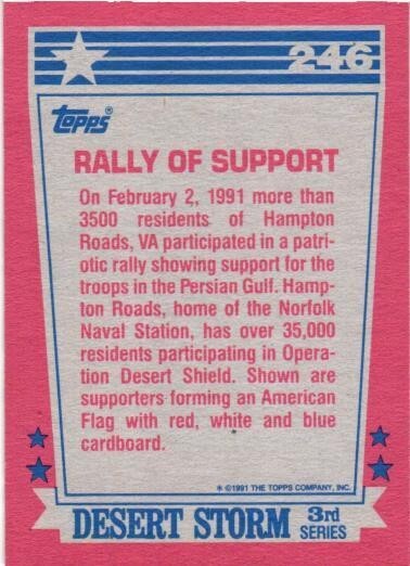 CH-47D Chinook Desert Storm 3rd Series Topps/199 | eBay