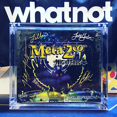 MetaZoo Nightfall booster box SIGNED + Sealed MULTIPLE ARTISTS (PLEASE ...
