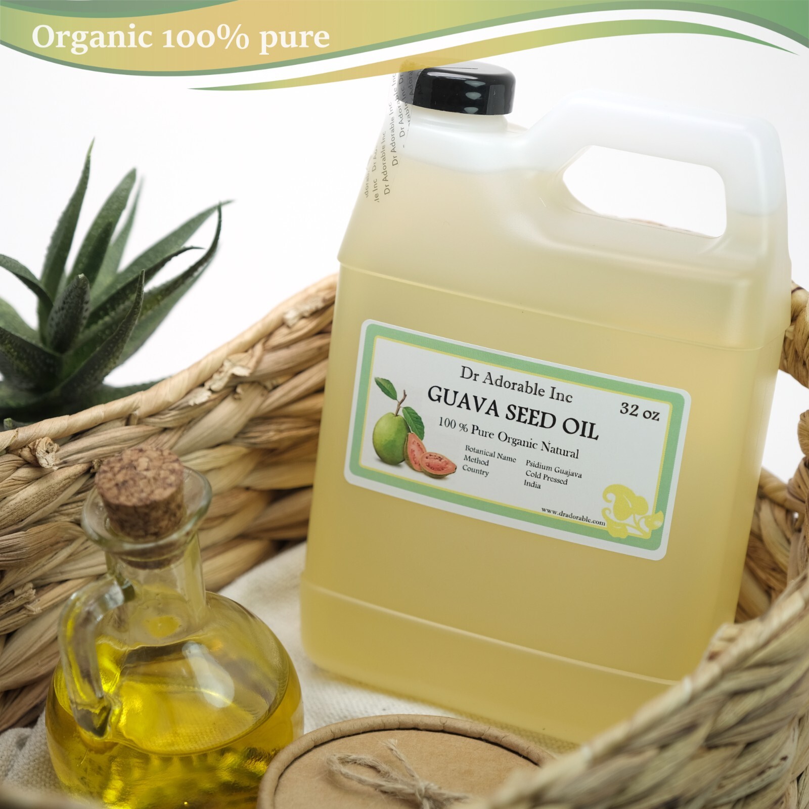 Premium Pure Organic Cold Pressed Guava Seed Oil Anti-Ageing 2 oz up to ...