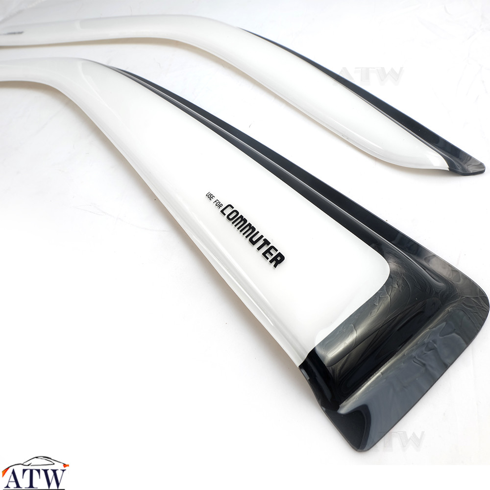 For Van Toyota Hiace Commuter 05+ Doors Visor Windshield Wind Weather ...