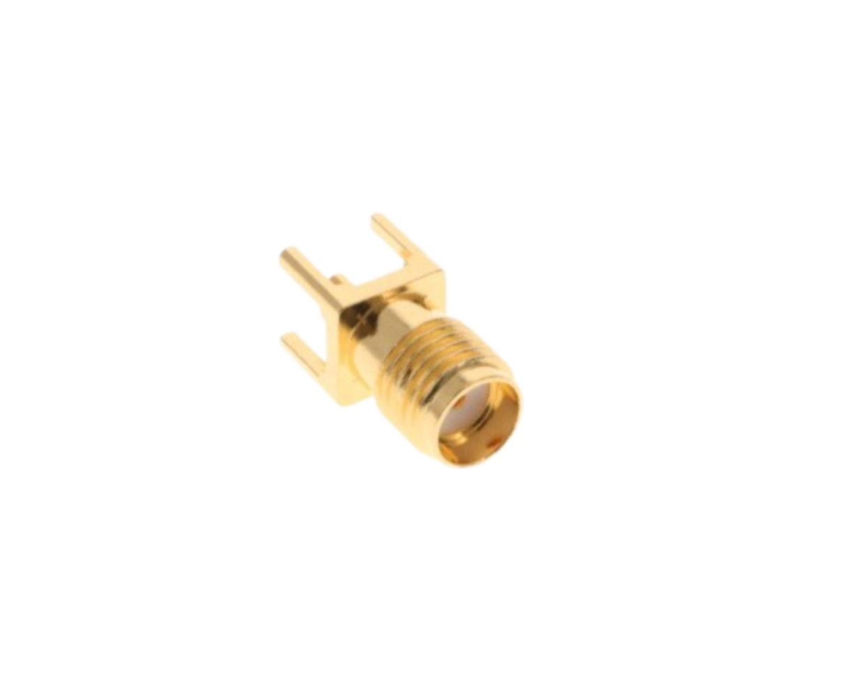 Pack of 4 5-1814832-2 SMA Connector Jack, Female Socket 50 Ohms Through ...