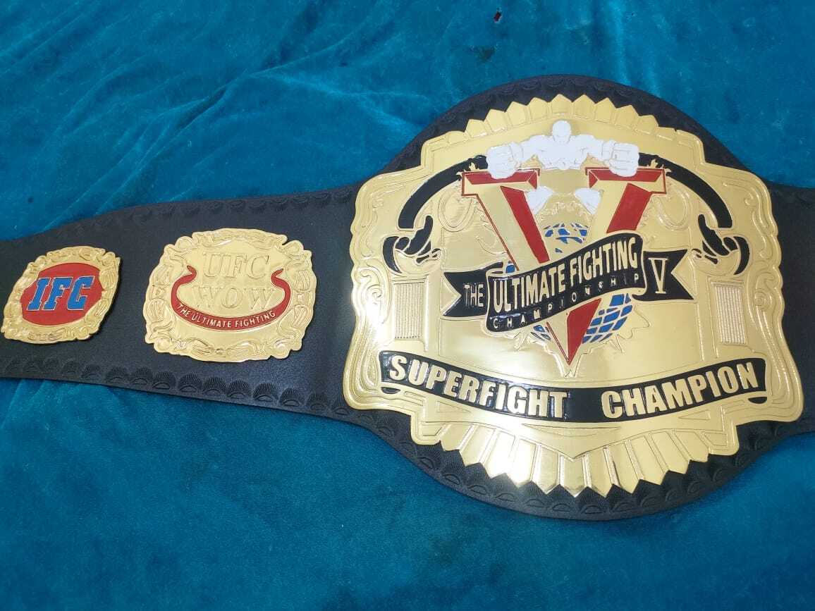 Old UFC 2MM The Ultimate Fighting 5 UFC SuperFight Championship Belt ...