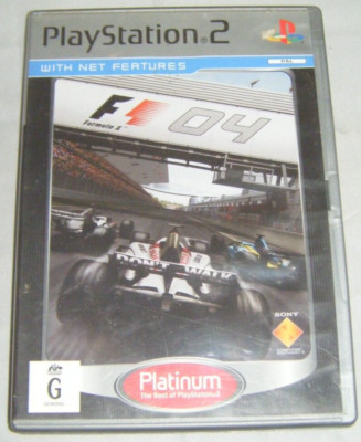 PlayStation 2 PS2 Game - F1 Formula One 04 (Platinum) | eBay Australia