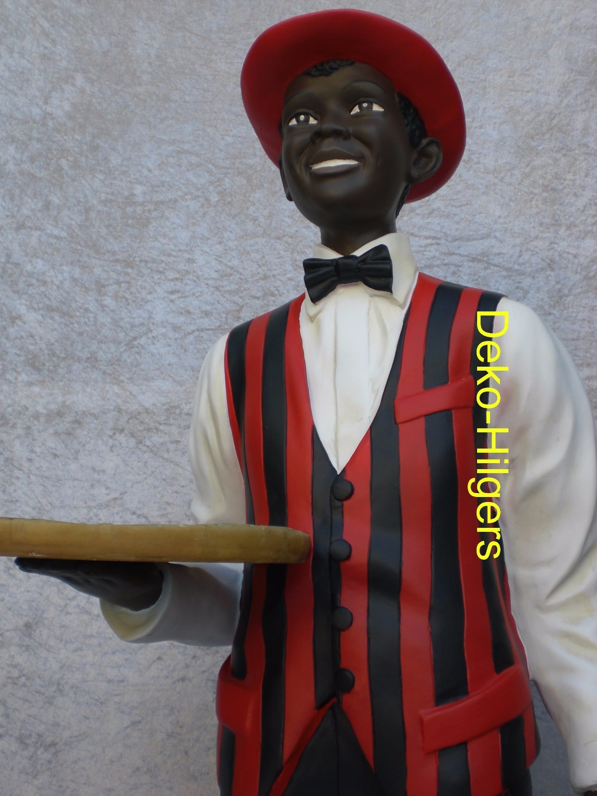 Black Boy Kellner Butler Statue Afrika Figur Skulptur Lebensgroß Groß ...