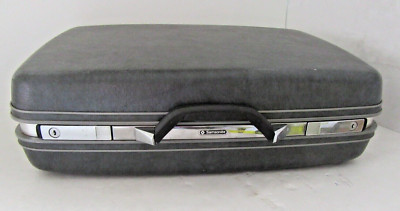 Vintage Samsonite Profile II Hardside 23" x 17" Suitcase with Key Gray ...