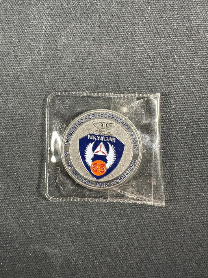 CAP Michigan Wing Civil Air Patrol Wing Commander Challenge Coin | eBay