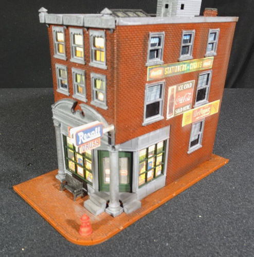 IHC HO 1:87 Scale Rexall Drug Store Homes of Yesteryear Built,Painted ...