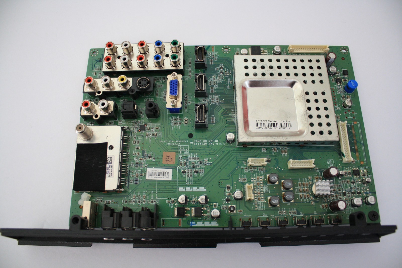 Toshiba 40RV525R Main Board 431C1351L04 Rev 1B STA40T VTV-L4008 for ...