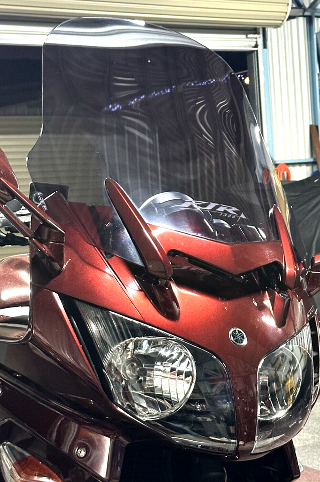 TALL TOURING SCREEN YAMAHA FJR 1300 (2006-2012) FLIP WINDSCREEN HIGH ...