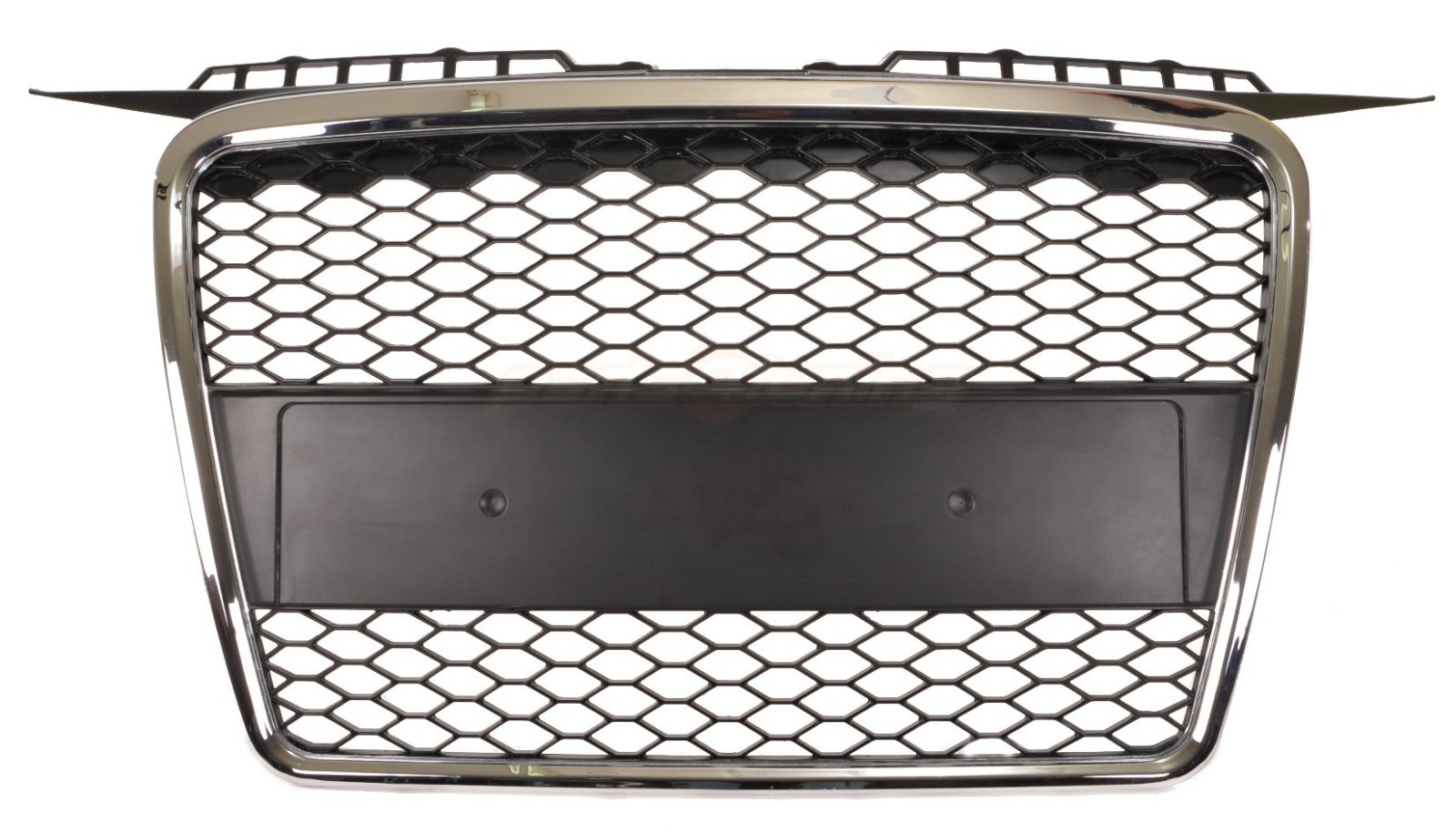 AUDI A3 8P 8PA 2005-2008 RS STYLE CHROME BLACK HONEYCOMB RADIATOR ...
