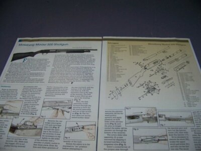HISTORY: MOSSBERG MODEL 500 SHOTGUN...DETAILS/EXPLODED VIEW (412X) | eBay