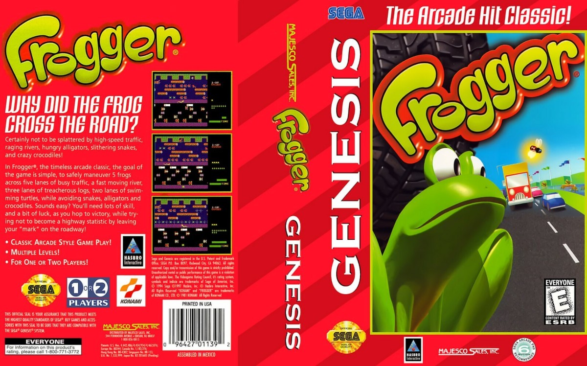 Frogger Box Art
