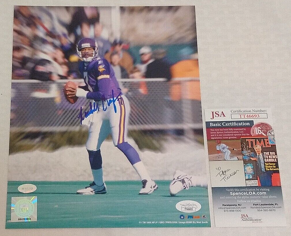 Randall Cunningham Autographed Memorabilia | Signed Photo, Jersey ...