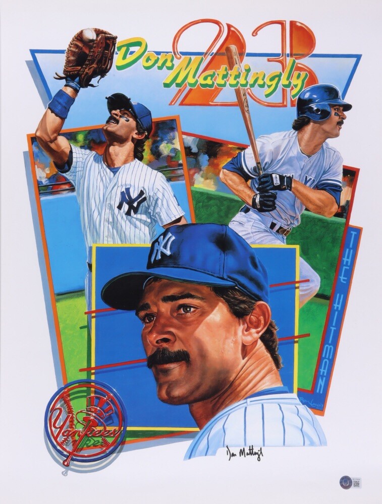 Don Mattingly Autographed Memorabilia | Signed Photo, Jersey ...