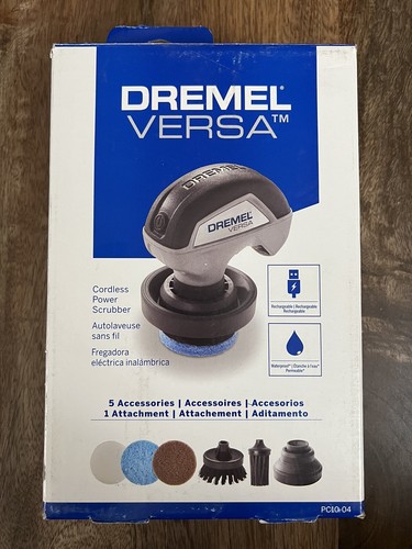 Dremel Power Scrubber Cleaning Tool Kit High Speed Cordless 4-Volt ...