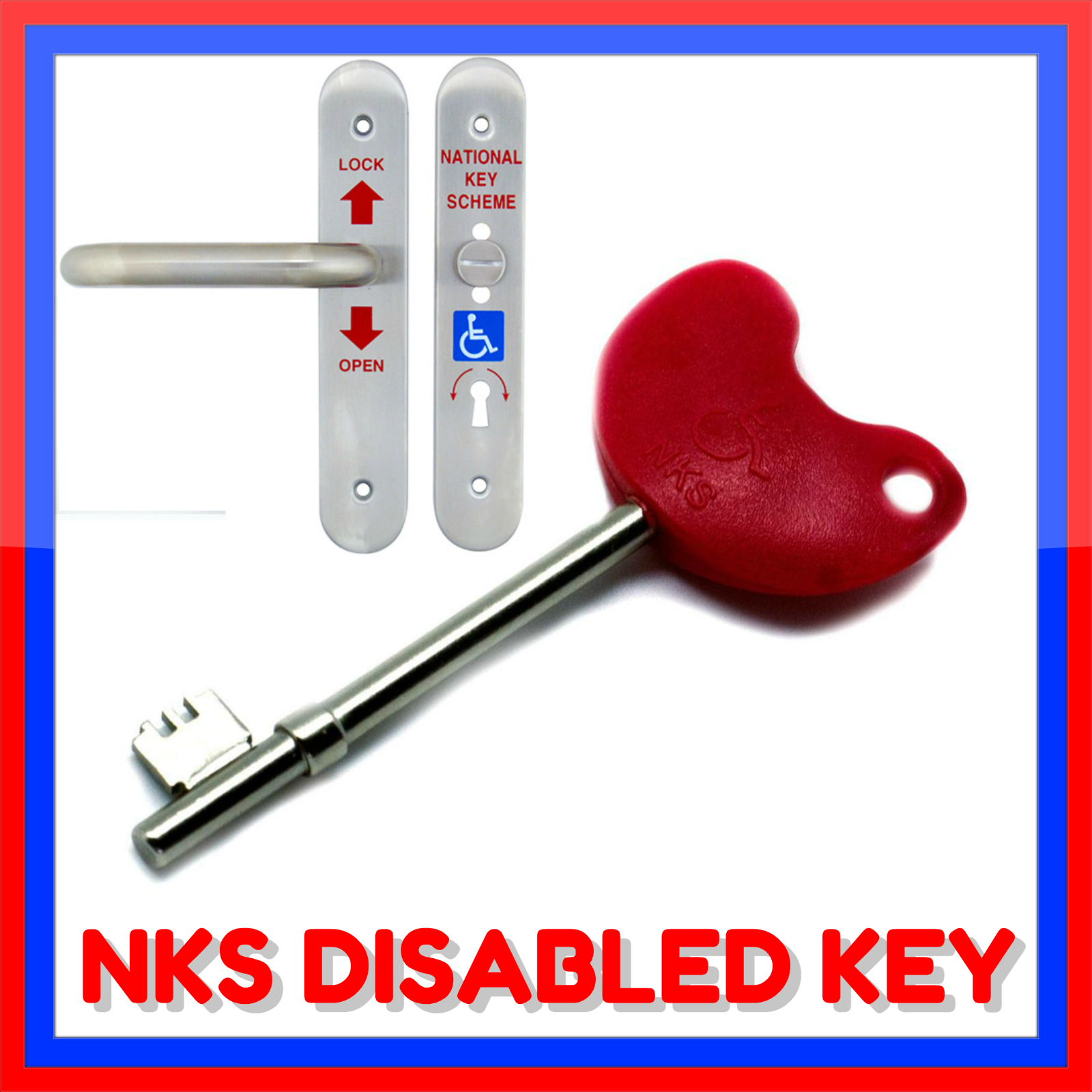 Disabled Key DISABLED BADGE HOLDER WALLET PARKING DISABILITY | eBay