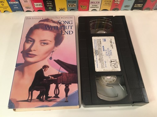 Song Without End Music Drama VHS 1960 Franz Liszt Bio Dirk Bogarde ...