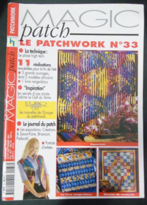 Magic Patch N° 33 Patchwork Plissé high tech Livre range blocs Modèles africains | eBay