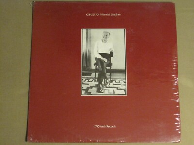 MARTIAL SINGHER OPUS 70 LP '75 1750 ARCH RECORDS S1754 BAROQUE ...