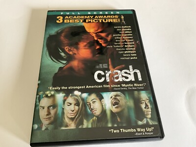 CRASH (2004 Full Screen Edition DVD) Sandra Bullock Matt Dillon—VG | eBay