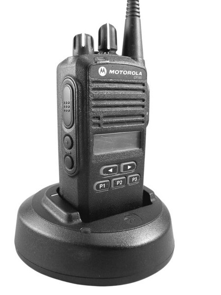 Motorola CP185 Portable Two-Way Radio - AAH03RDF8AA7AN for sale online ...