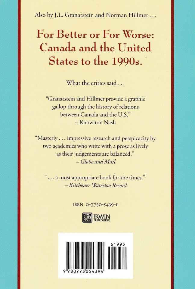 Empire to Umpire by Norman Hillmer, Jack L. Granatstein (Paperback 2000 ...