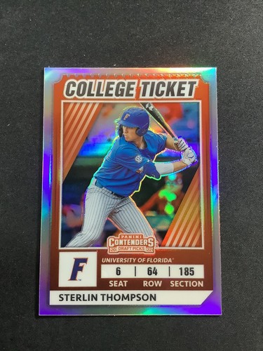 2022 Elite Extra Edition Sterlin Thompson College Ticket PRIZM Rockies ...
