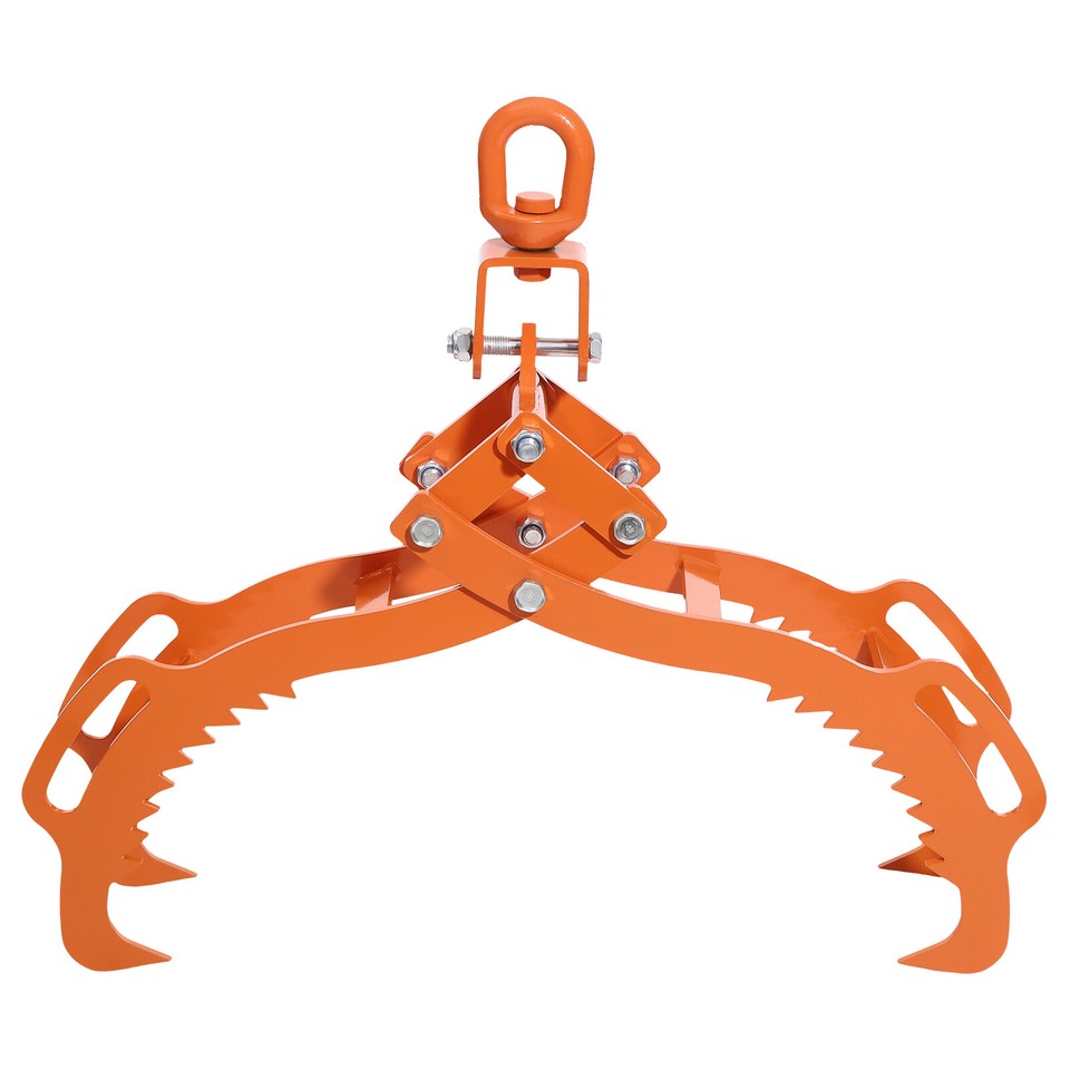 28in Log Lifting Tongs, Timber 4 Claw Log Tong, Steel Tongs for Log ...