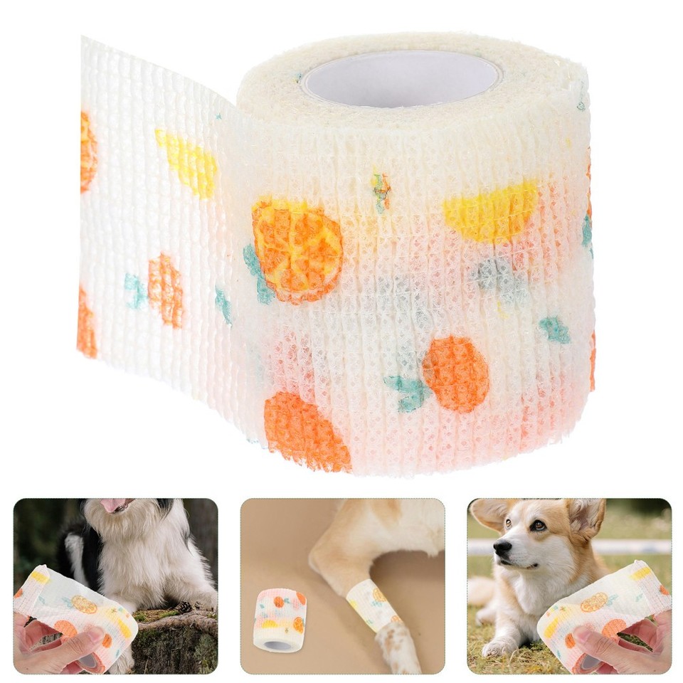 Dog Anti-dirty Tape Tail Bandage Wound Dressing Wrap Foot for Pets ...