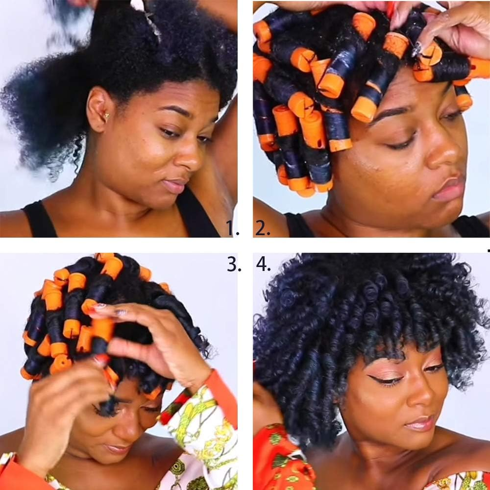 Perm Rods Hair Rollers Large Long Short Hair Styling Tool Hair Curlers ...