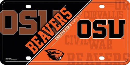 Oregon State Beavers Metal License Plate 94746335007| eBay