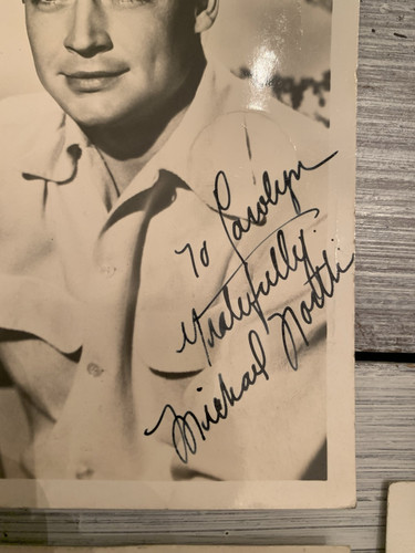 Original Hollywood Autographed Photos Merle Oberon Jimmy Durante Janet ...