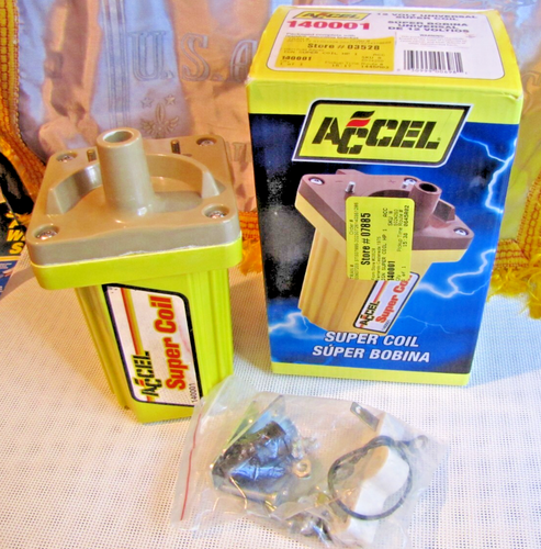 ACCEL 140001 SuperCoil Ignition Coil - Street -Strip - 45,000v | eBay