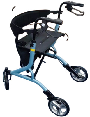 Special edition Blue 5.5kg Nitro SL Lightweight Rollator 4 Wheeled ...